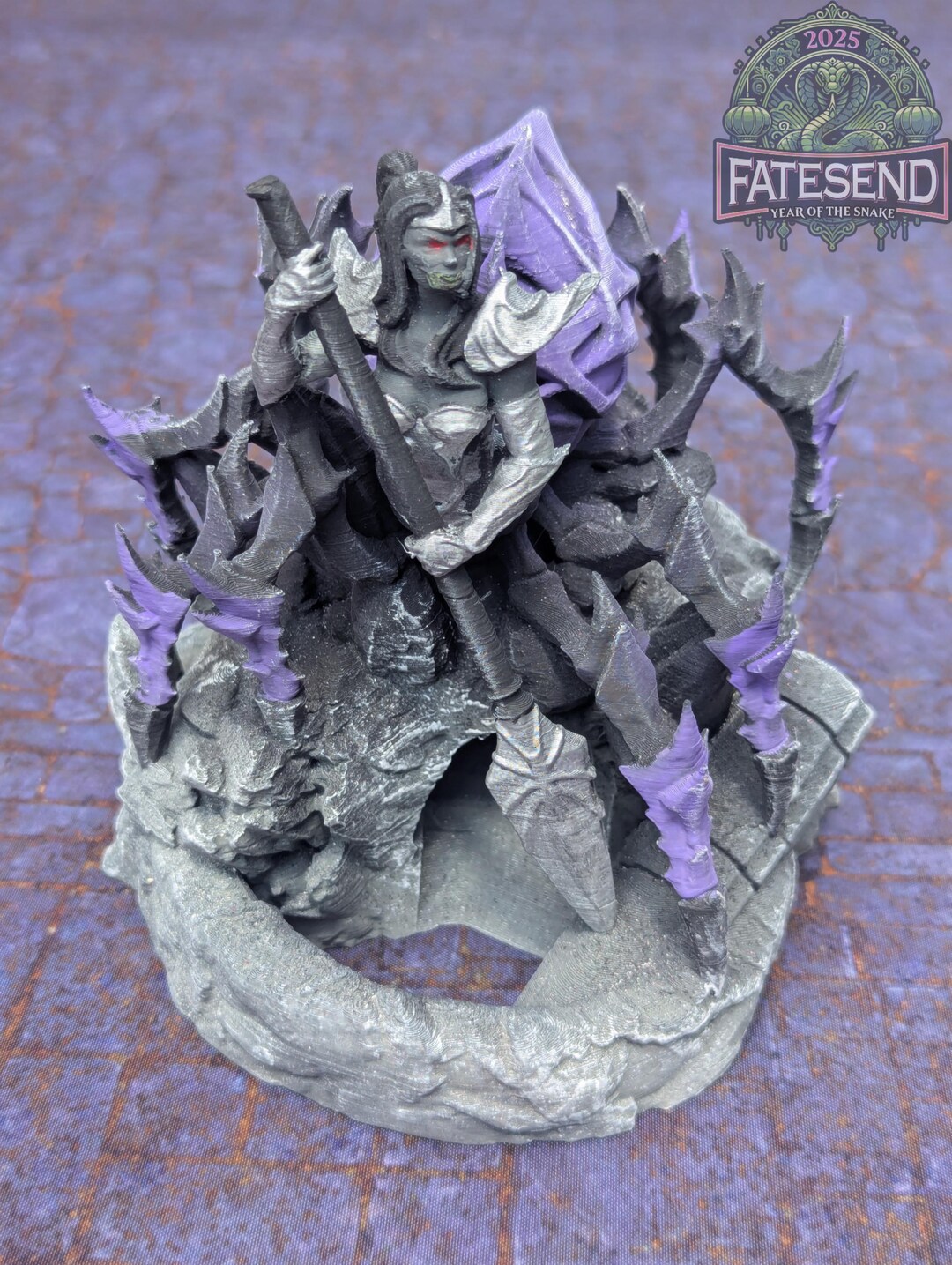 Drow Spider Queen 3D Printed Dice Tower by Kim Bolt - Fate's End ...