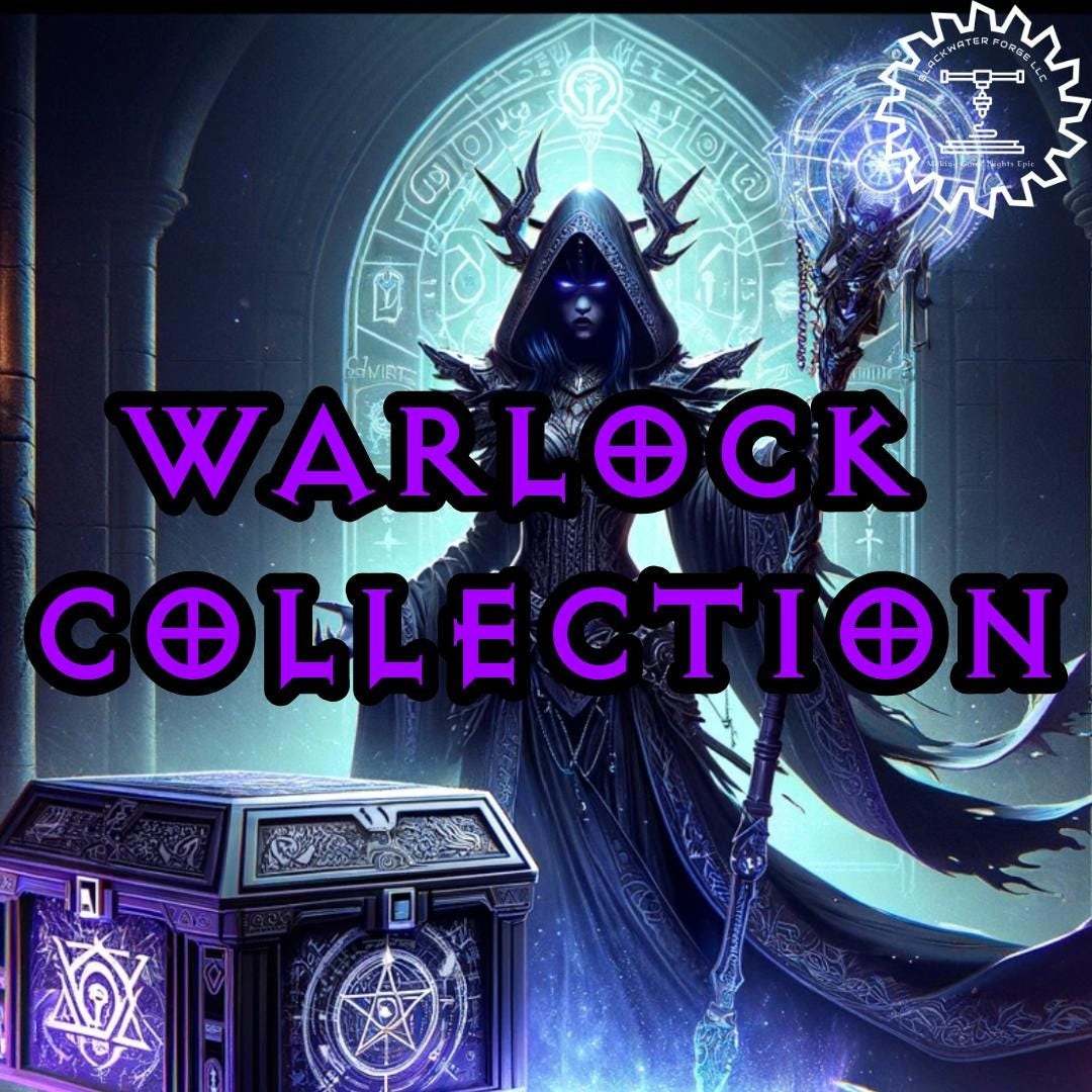 Warlock's Pact Loot Box: Class Specific RPG Dice Tower, Dice Jail ...