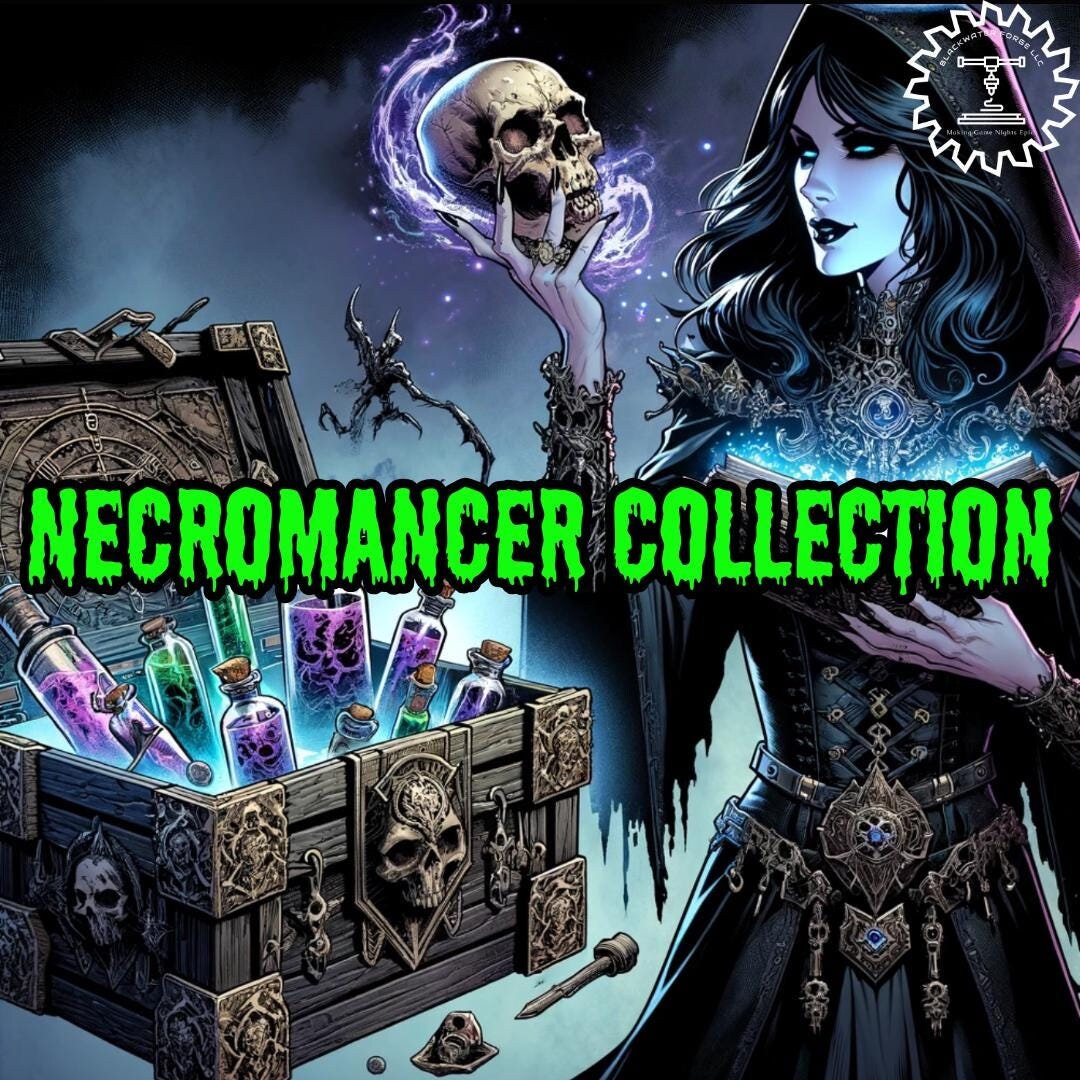 Necromancer's Loot Box: Class Specific RPG Dice Tower, Dice Jail, & Can ...