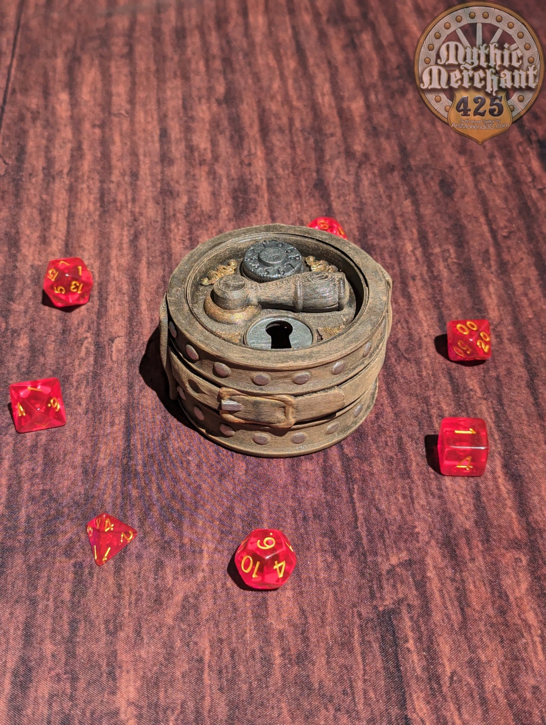 Rogue 3D Printed RPG Dice Jail & Table Coaster: Mythic Mugs Collection ...