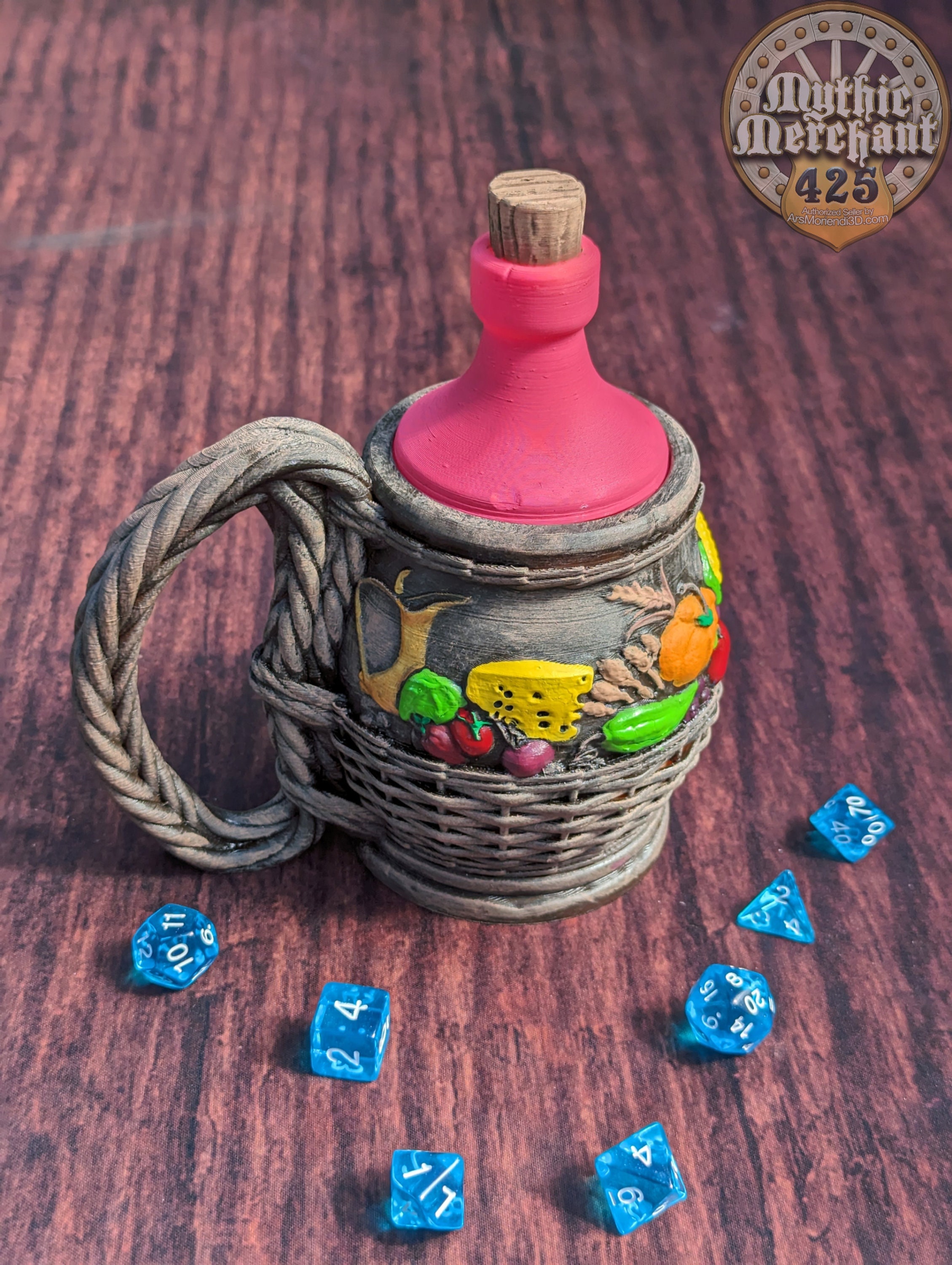 Halfling 3D Printed RPG Can Holder: Mythic Mugs Collection by Ars ...