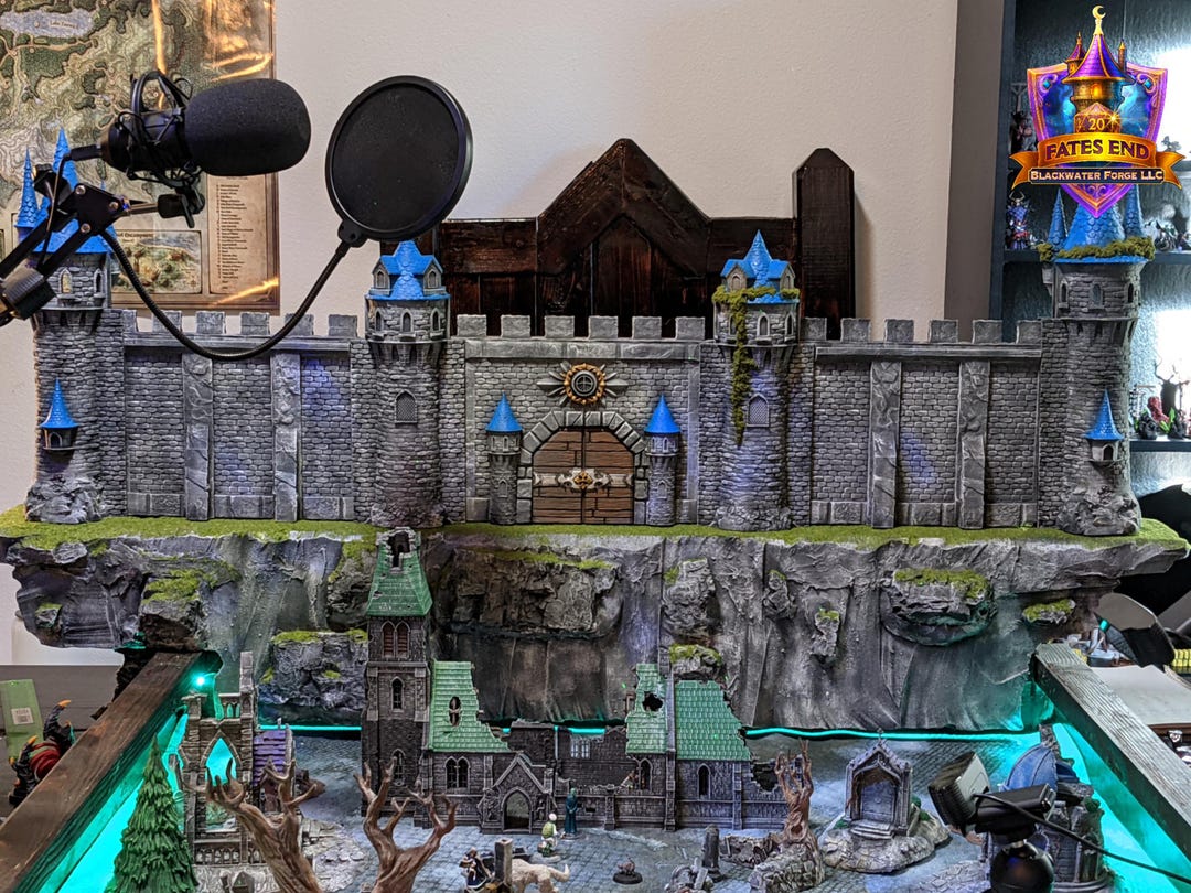 Citadel Castle 3D Printed RPG DM Screen: Fate's End Collection by Kim ...