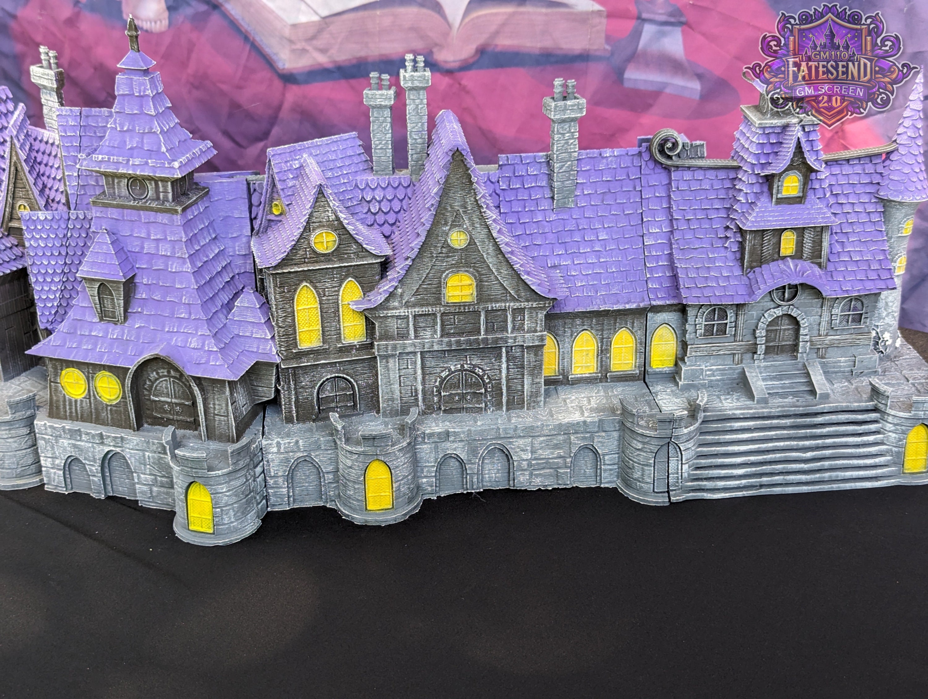 Village Town 3D Printed RPG DM Screen: Fate's End Collection by Kim ...