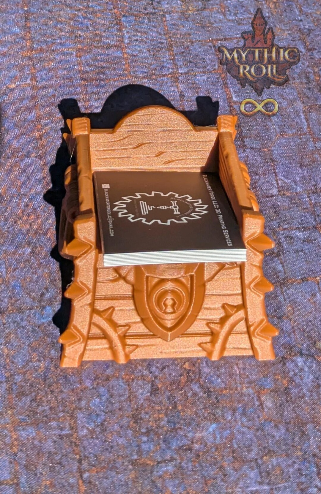 Chest of Legends 3D Printed RPG Deck Holder and Card Organizer Business ...
