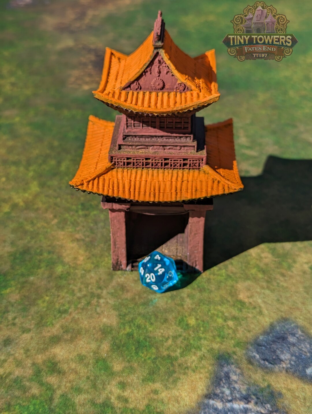 Shogun Samurai 3D Printed RPG Dice Tower: Fate's End Tiny Tower ...