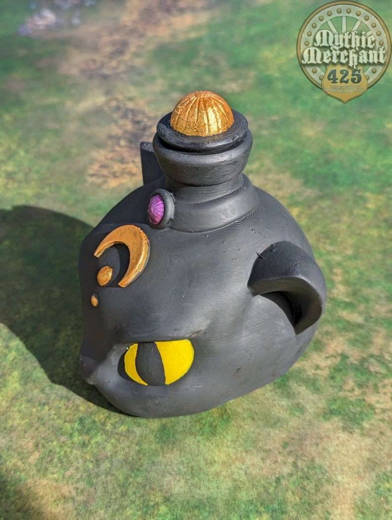 Cat's Darkvision Agility Potion Bottle 3D Printed RPG Dice Jail: Mythic ...