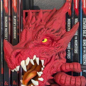 Dragon 3D Printed Book Nook Miniatures of Madness Transform Your ...