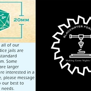 Lich Necromancer 3D Printed D20 Dice Vault Table Coaster & Dice Jail ...