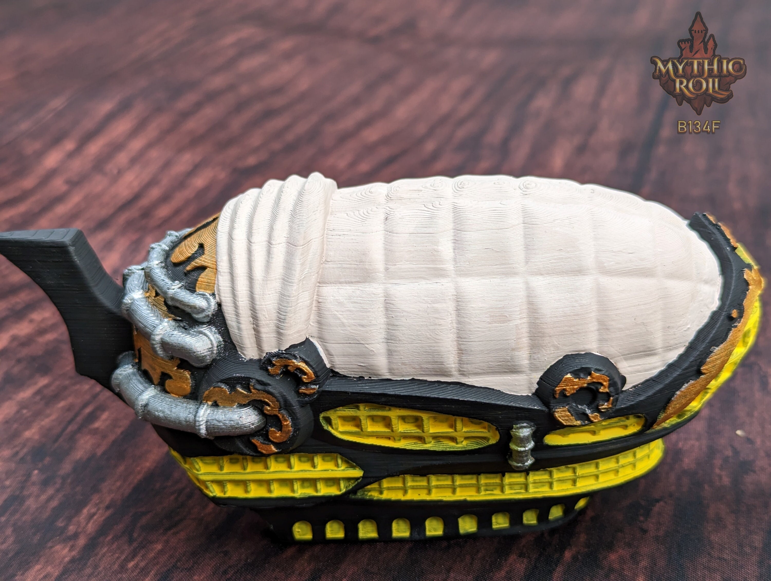Steampunk Airship Blimp 3D Printed RPG Dice Jail: Mythic Roll ...