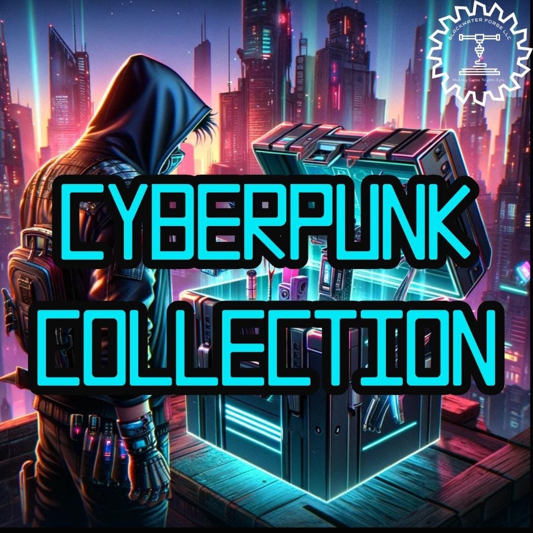 Cyberpunk Nexus Box| Cyberpunk Sci-fi Mystery Loot Box | Dice Tower ...