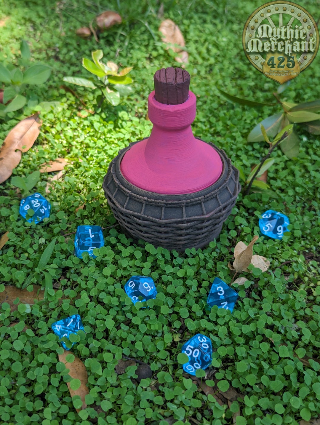Halfling Potion Bottle 3D Printed RPG Dice Jail & Table Coaster - Etsy UK