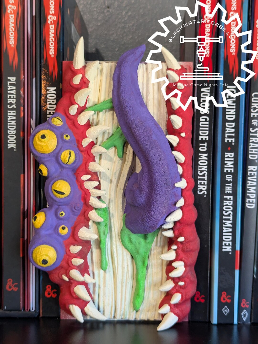 Mimic Monster 3D Printed Book Nook: Miniatures of Madness Collection - Etsy