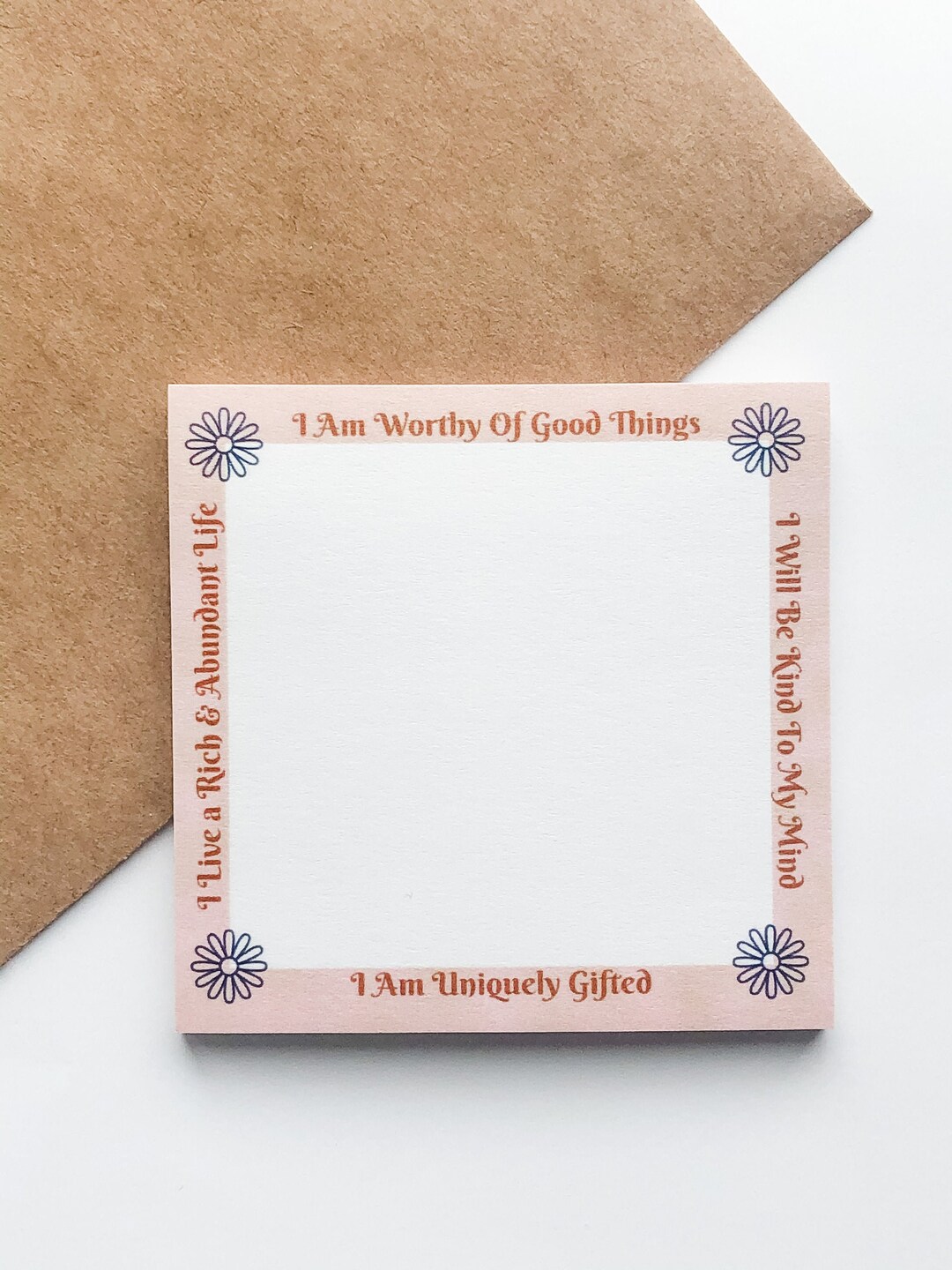 Affirmation Post-it® Notes Floral Post-it® Notes Affirmation - Etsy.de