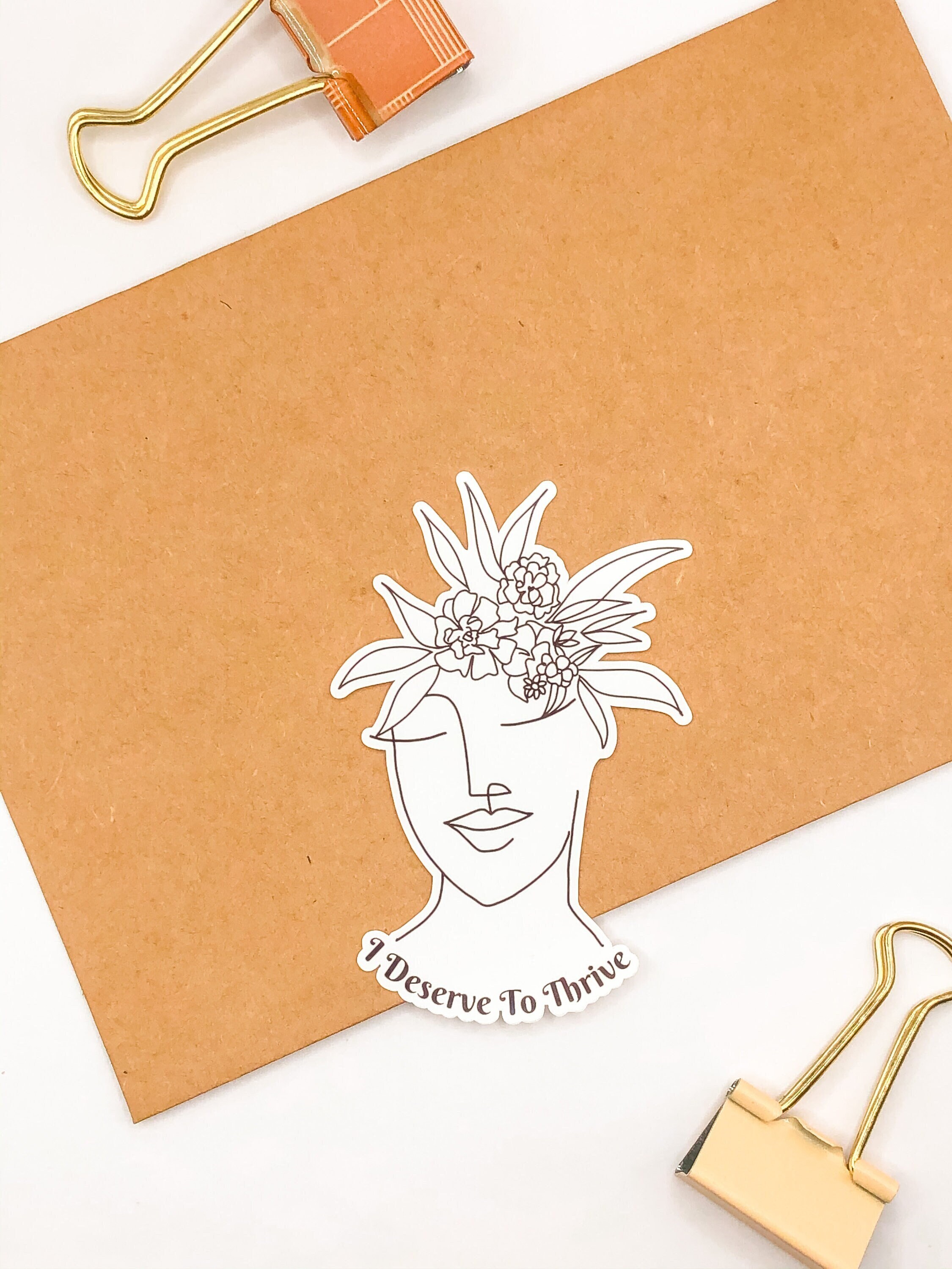 Stickers, Labels & Tags Paper Female Line art Sticker Paper Sticker ...