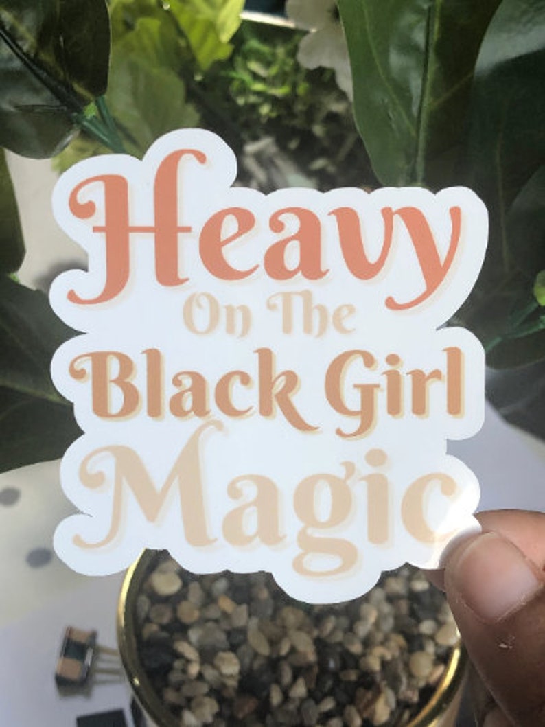 Black Girl Magic Stickers Black Girl Planner Stickers Trendy | Etsy