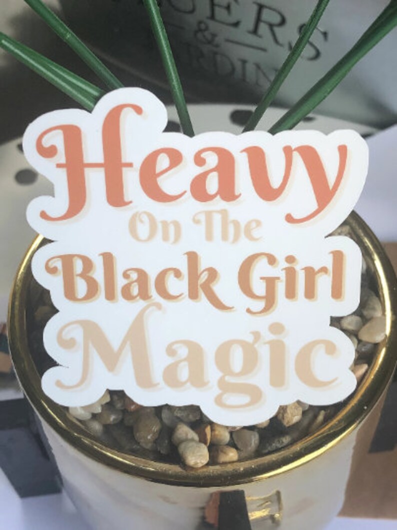 Black Girl Magic Stickers Black Girl Planner Stickers Trendy | Etsy