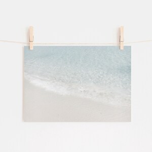 Pastel Beach Print, Aerial Beach Photography, Ocean Print, Coastal Wall ...