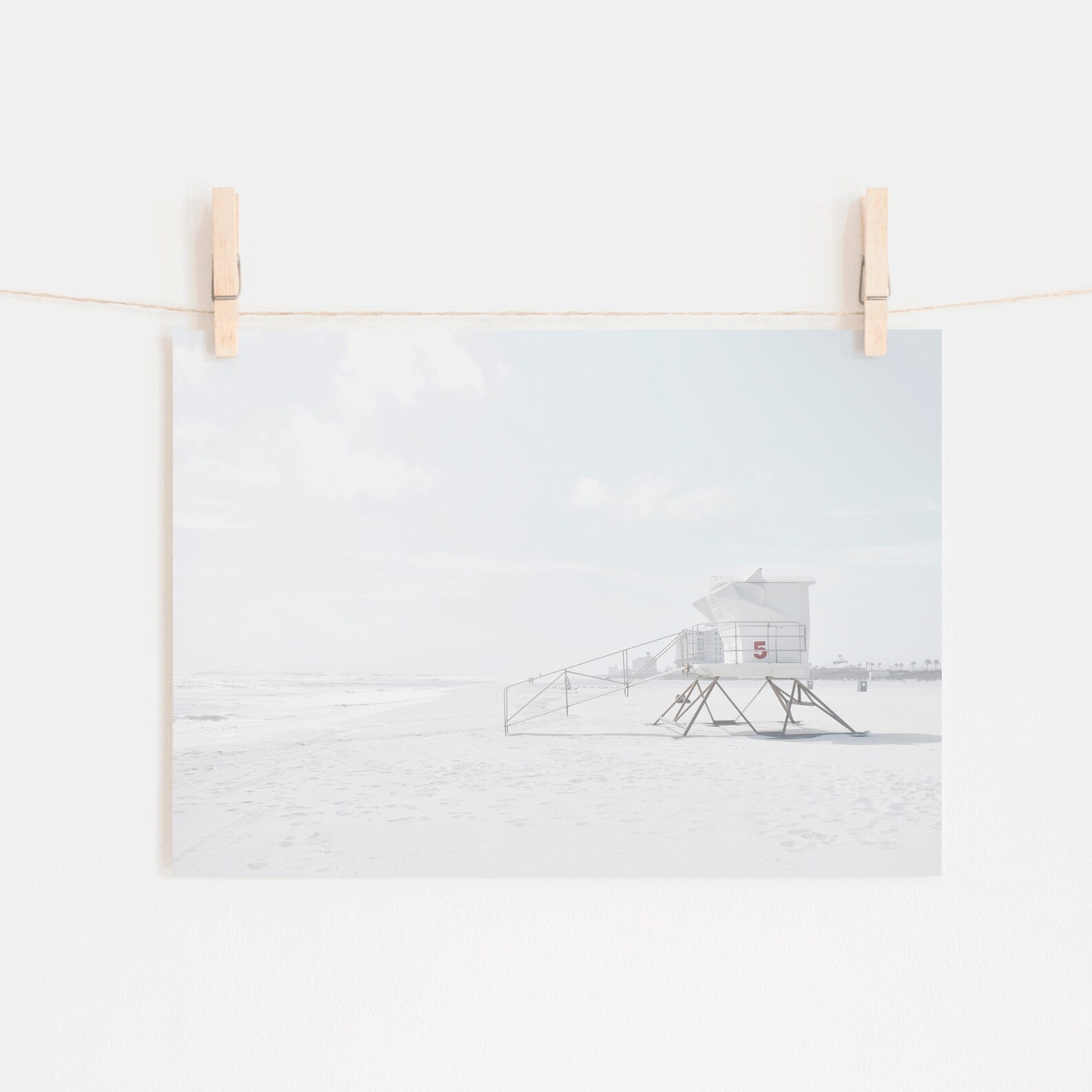 California Beach Lifeguard Print Guard Tower Photo Boho Surf - Etsy