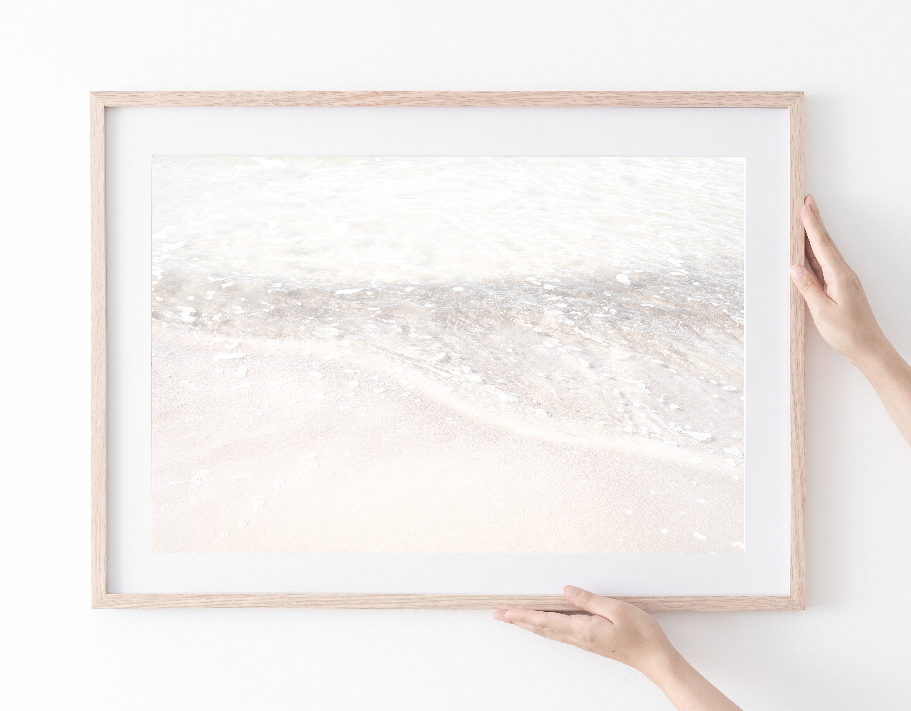 Ocean Water Print, Sea Printable, Pastel Wall Art, Beach Photography ...