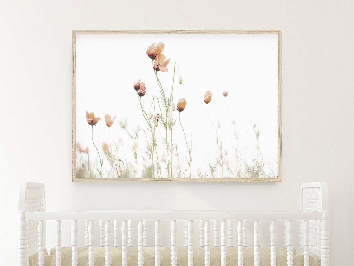 Poppy Print Botanical Print Farm Poster Flowers Print - Etsy