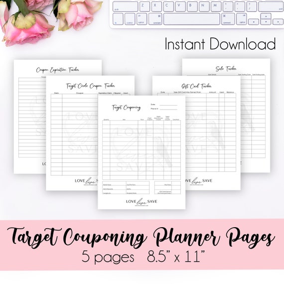 Target Couponing Planner Printables | Etsy