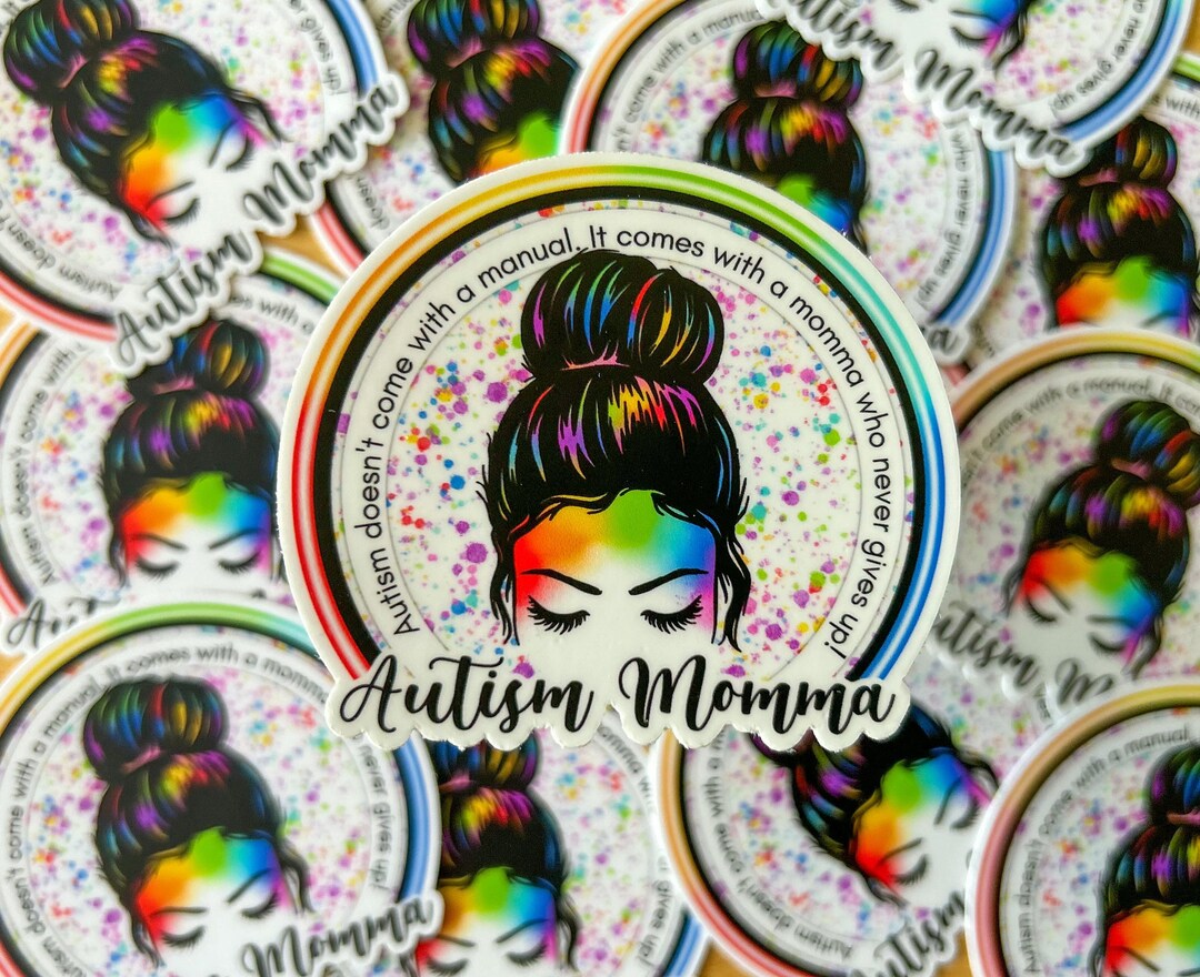 Autism Momma Sticker - Etsy