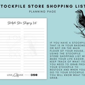 Couponing Planner Printable Set - Etsy