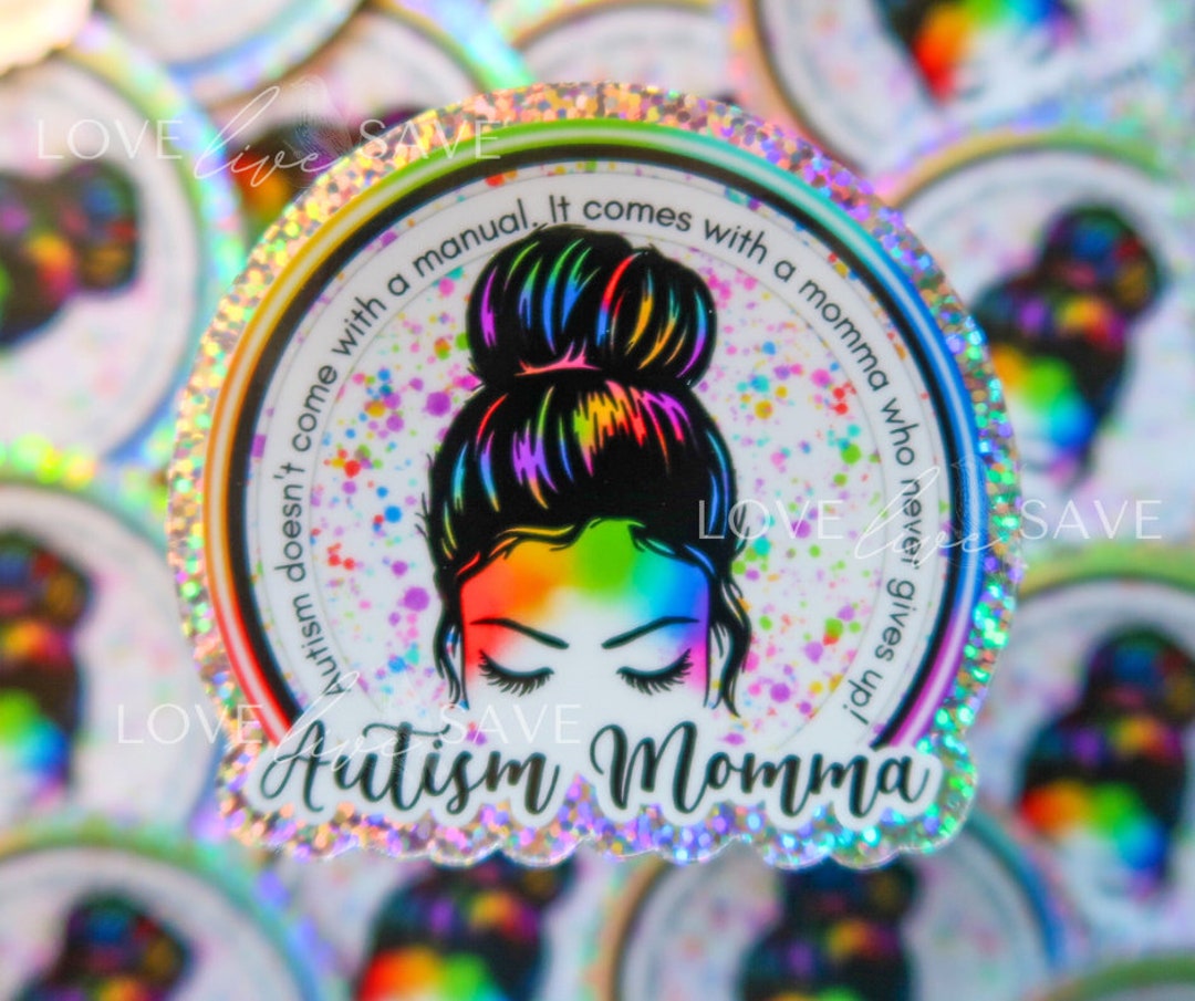 Autism Momma Sticker - Etsy