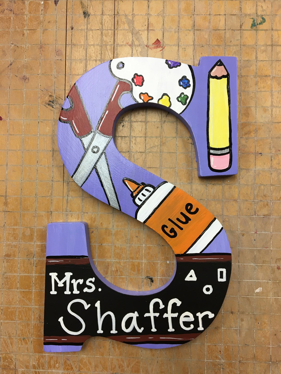 Art Sign Painted Letter - Etsy