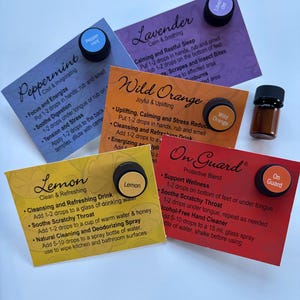 Essential Oil Samples (doterra) - Etsy