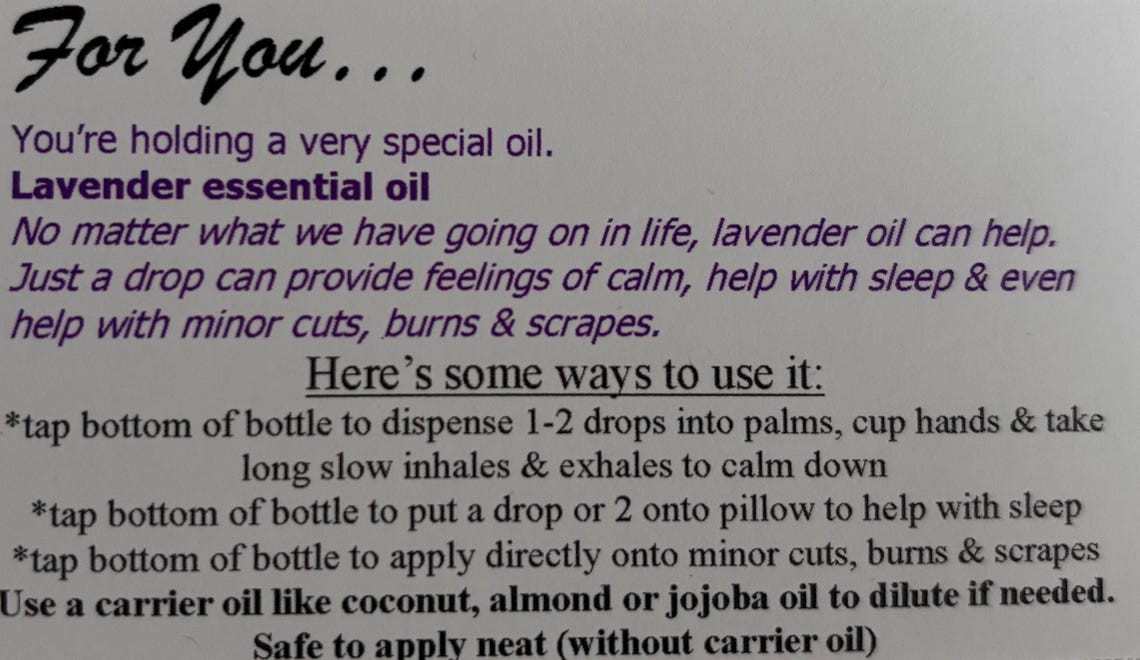 Essential Oil Samples (doterra) - Etsy