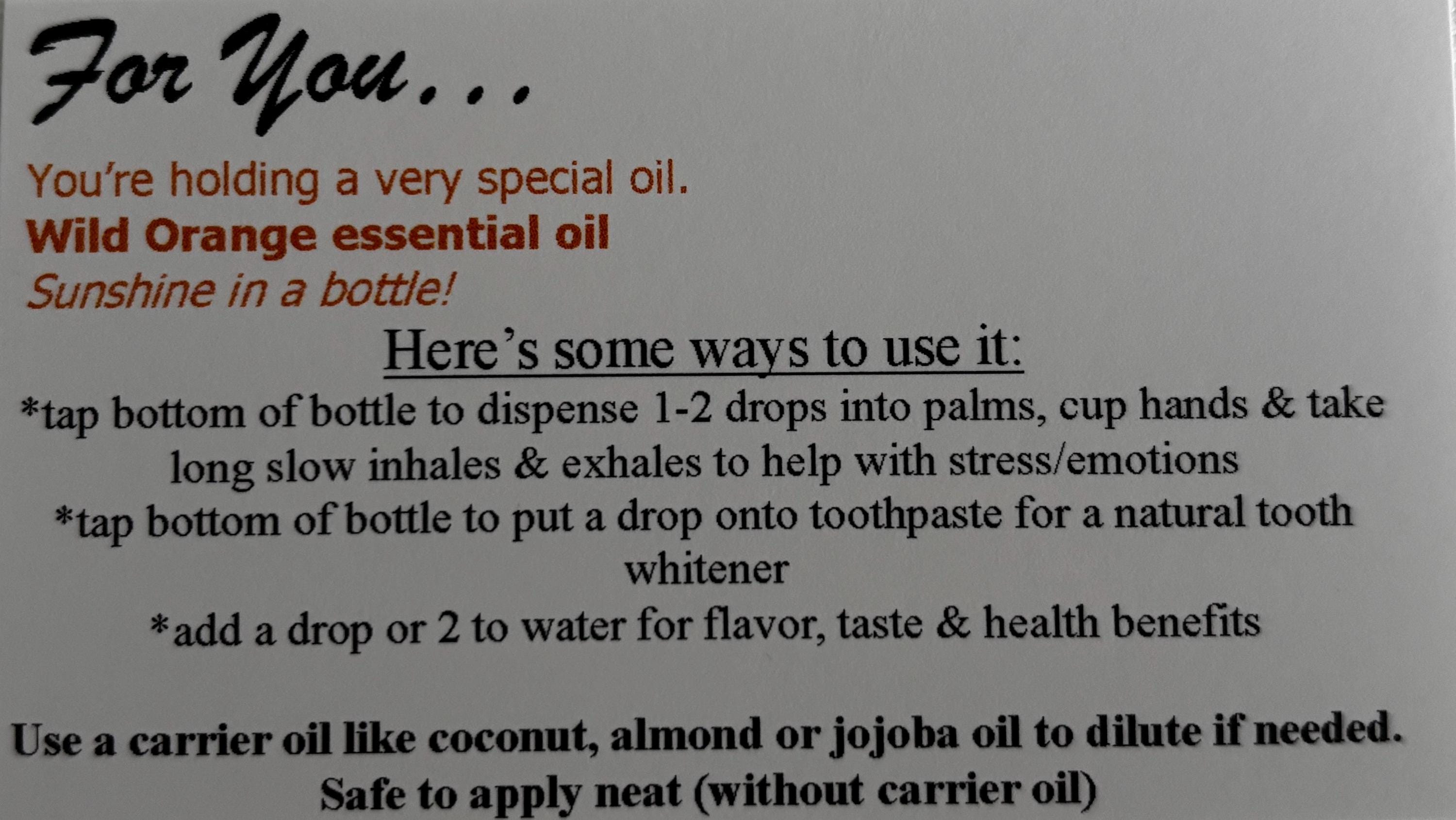 Essential Oil Samples (doterra) - Etsy