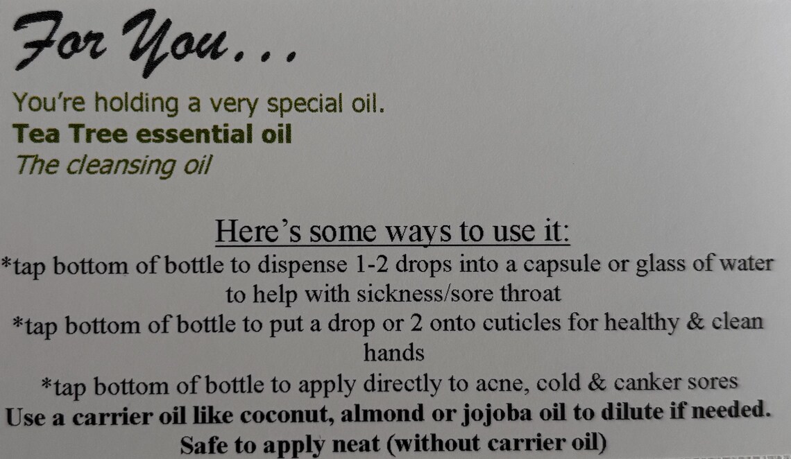 Essential Oil Samples (doterra) - Etsy