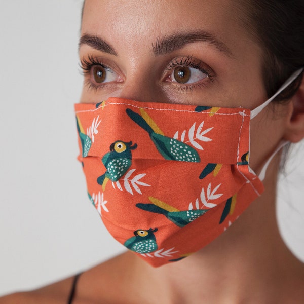 Tropical Face Mask - Etsy