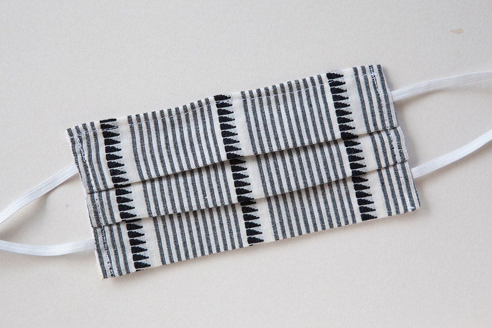 Lightweight Linen Striped Face Mask Preppy Washable - Etsy