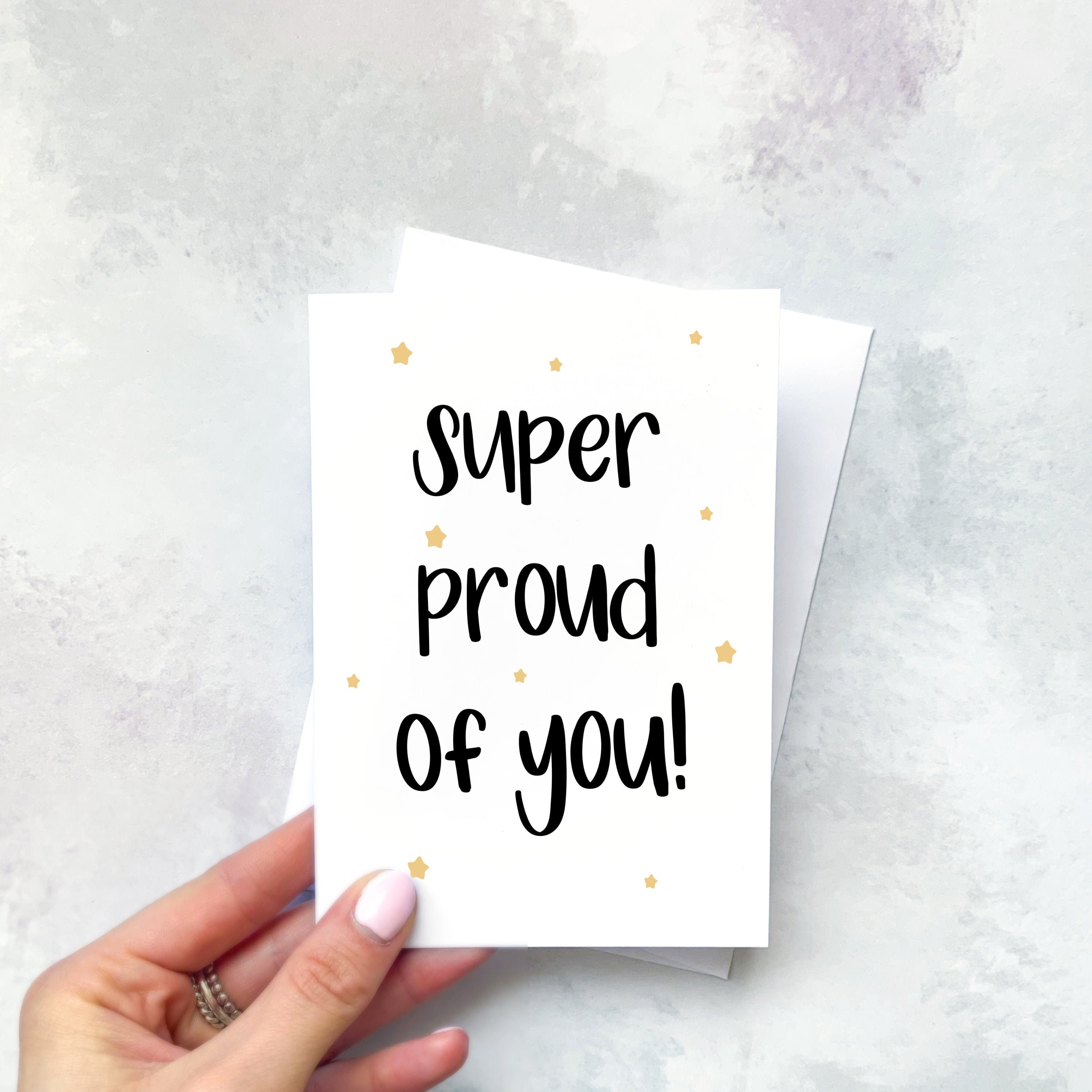 Super Proud of You Encouragement Card Support Card | Etsy