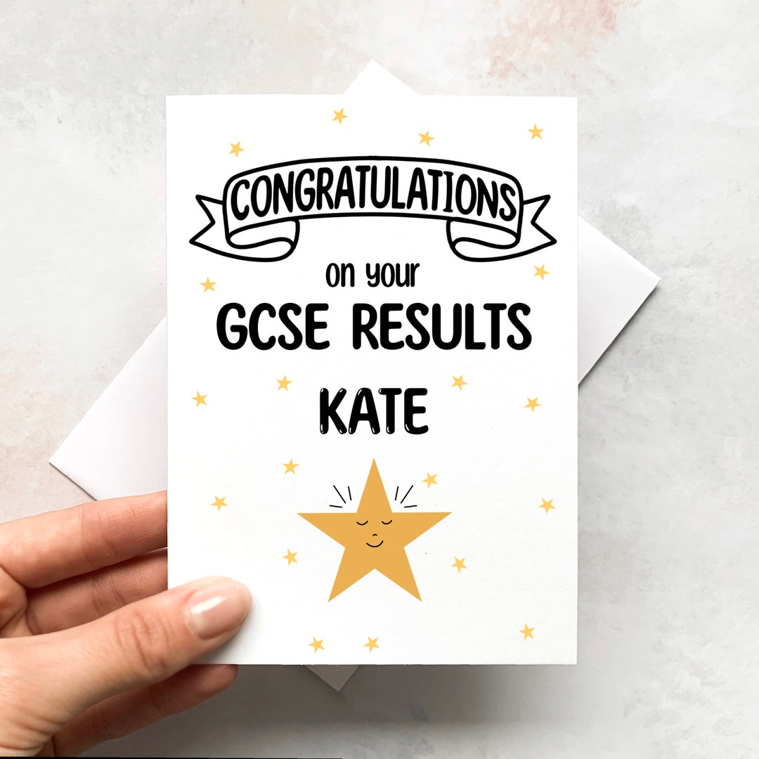 Congratulations on Your GCSE/A Level Results AS Level Result Card ...