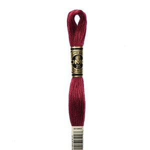 DMC 816 - Garnet, 6 Strand Embroidery Floss 100% Cotton 8.7 Yards per ...