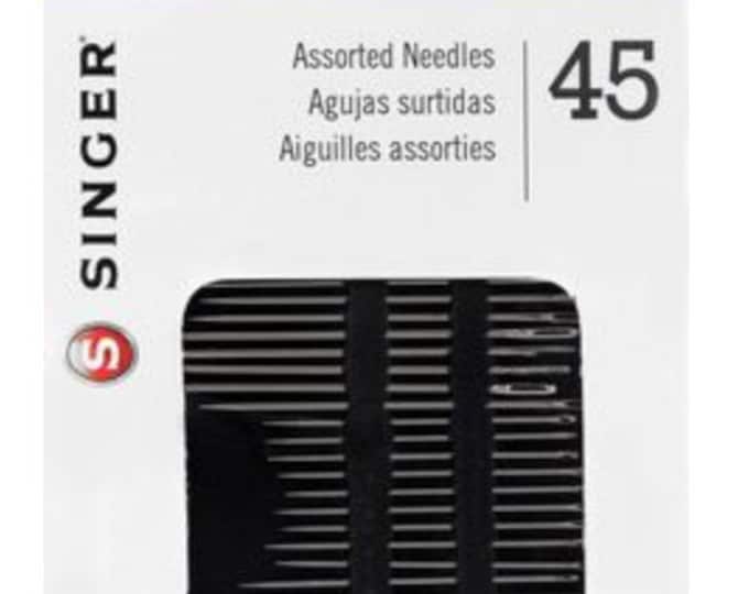 Singer Assorted Hand Sewing Needles- 45pc, S01125 - Etsy