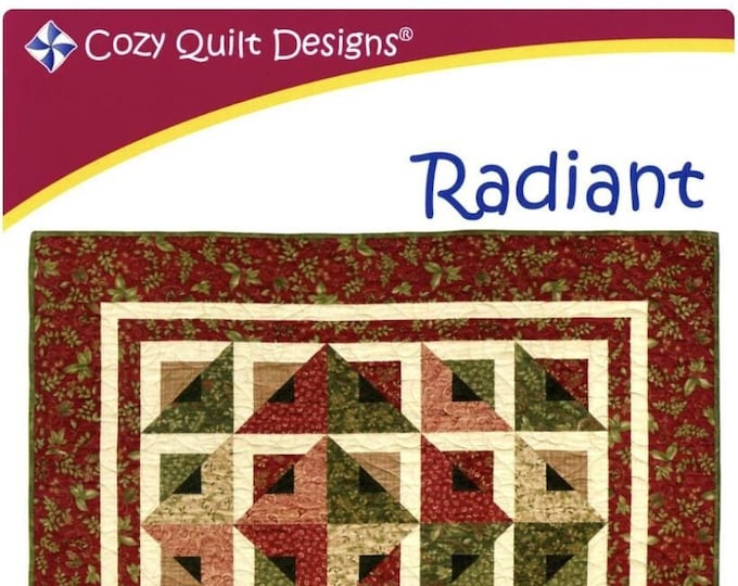 Radiant Quilt Pattern by Daniela Stout for Cozy Quilt Designs, CQD01031 ...