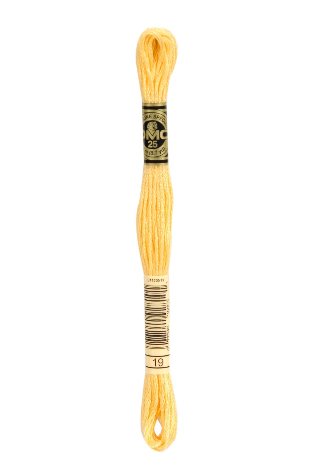DMC 19 - Medium Light Autumn Gold, 6 Strand Embroidery Floss 100% ...