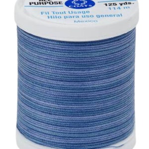 Variegated Coats & Clark Dual Duty XP All Purpose Polyester Thread 125 ...