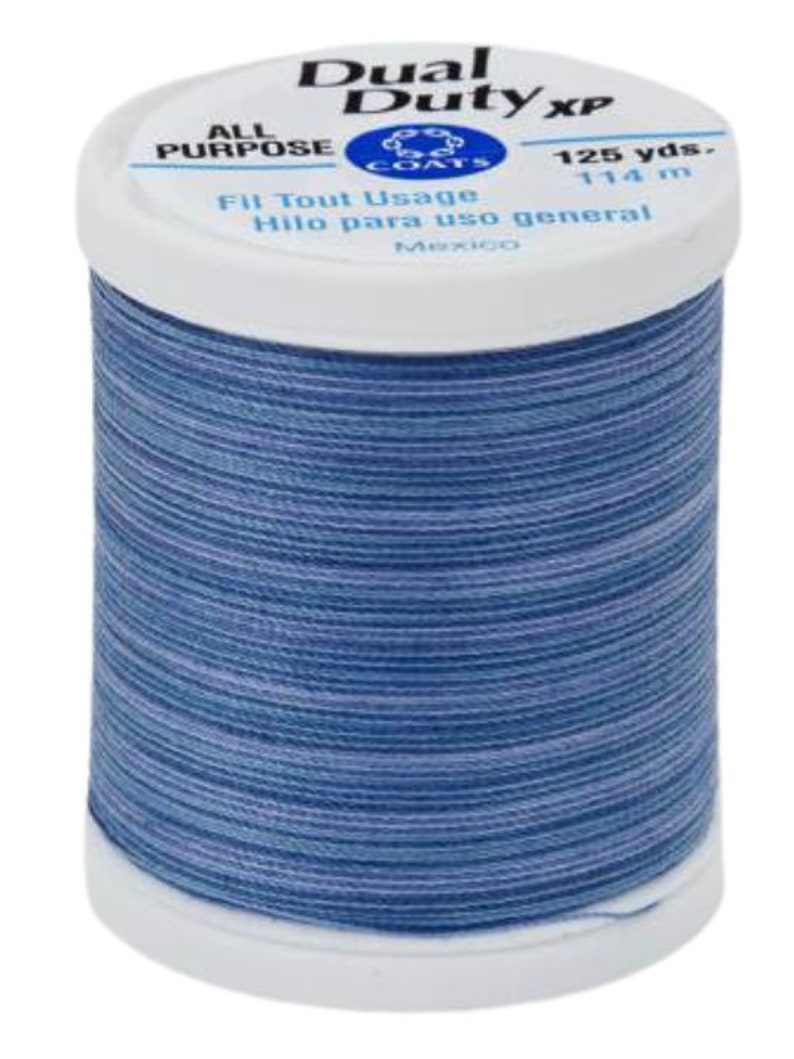 Variegated Coats & Clark Dual Duty XP All Purpose Polyester Thread 125 ...