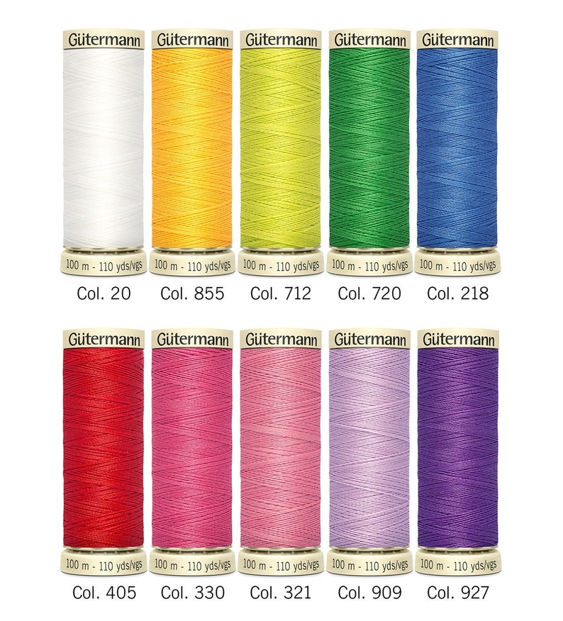 Gutermann Creativ Sew-all Thread Set Spring Colors - Etsy