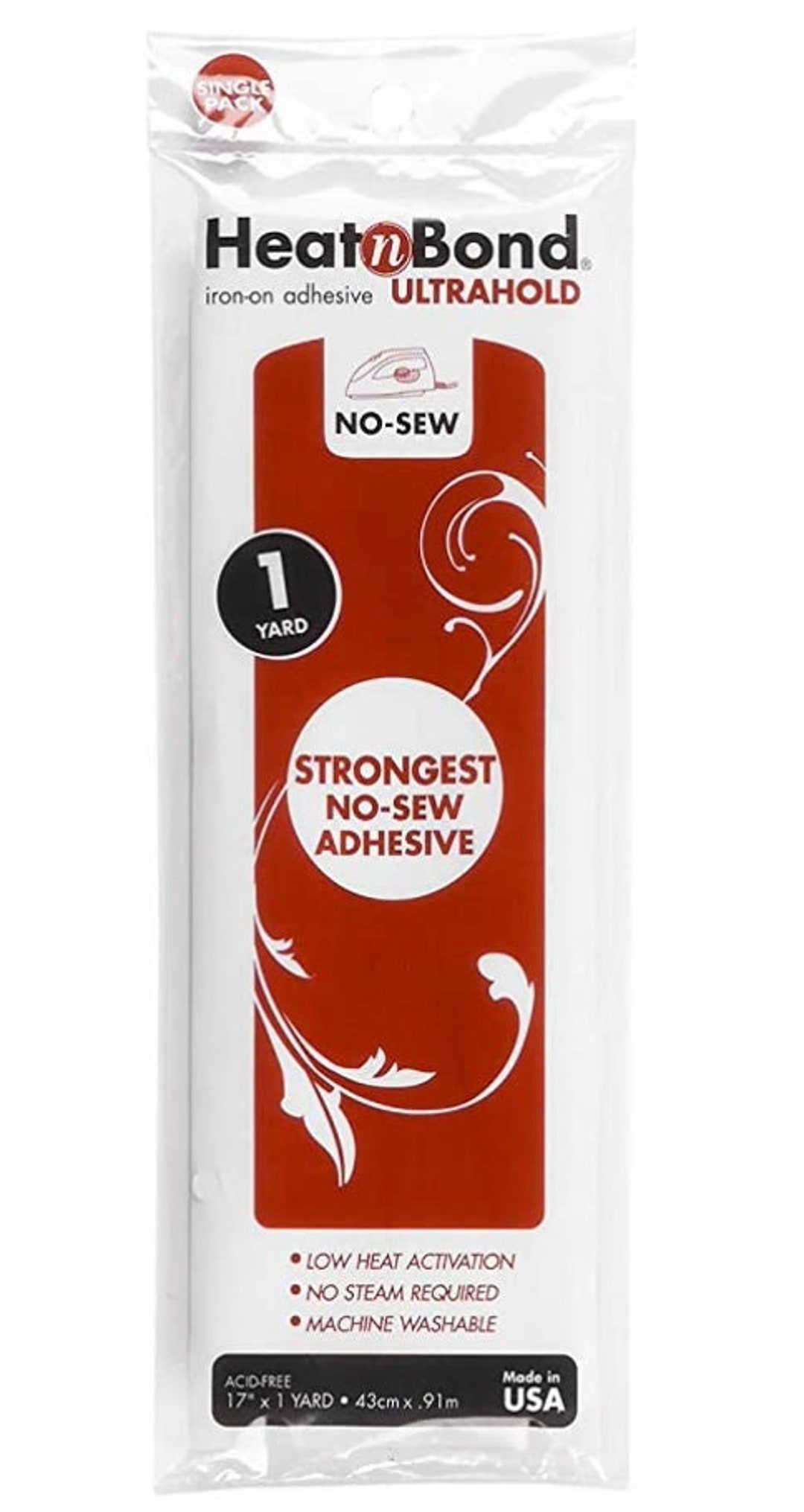 Heat N' Bond Ultra Hold Iron-on Adhesive 17in X 1yd - 3502 - Etsy