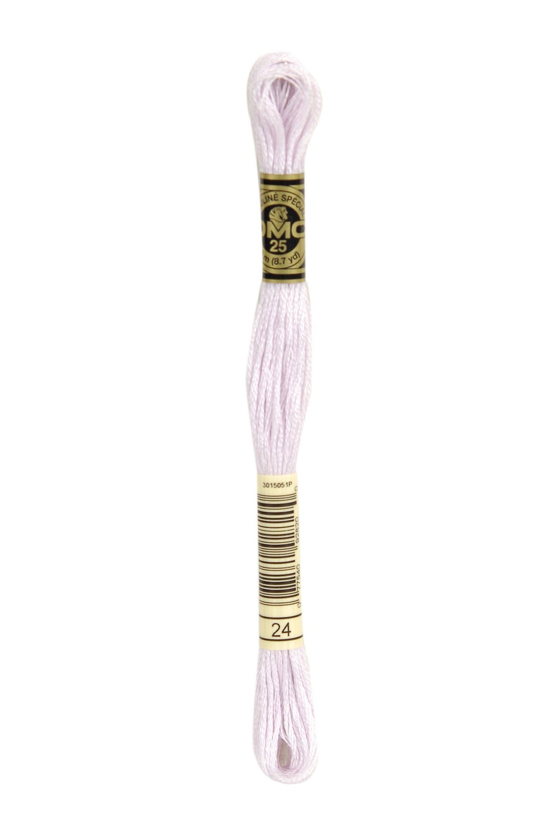 DMC 25 - Ultra Light Lavender, 6 Strand Embroidery Floss 100% Cotton 8. ...