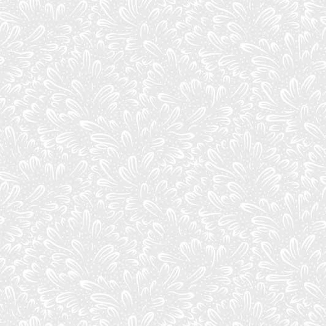 Ramblings Meadow White on White by P&B Textiles, 100% Premium Cotton ...