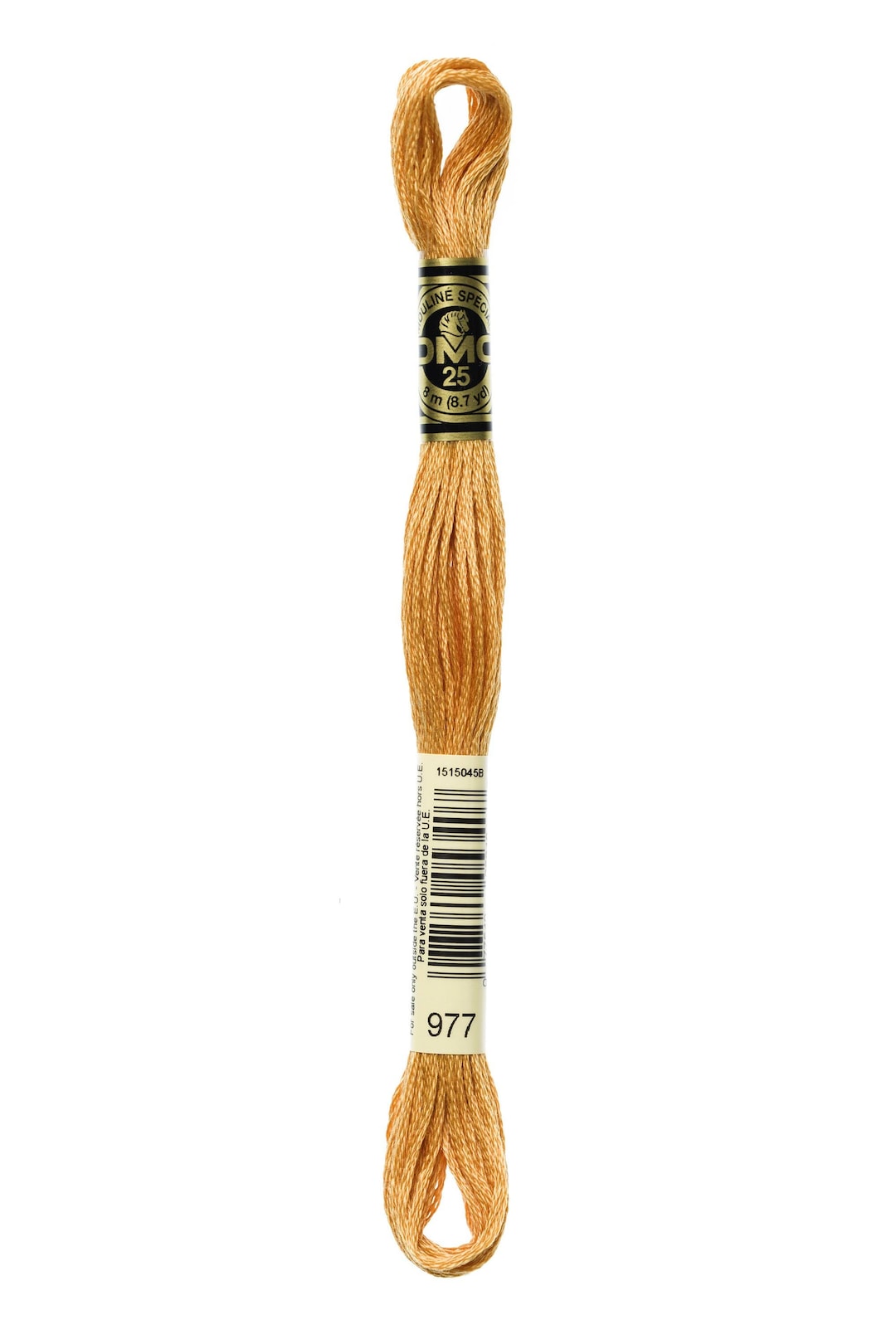 DMC 977 - Light Golden Brown, 6 Strand Embroidery Floss 100% Cotton 8.7 ...