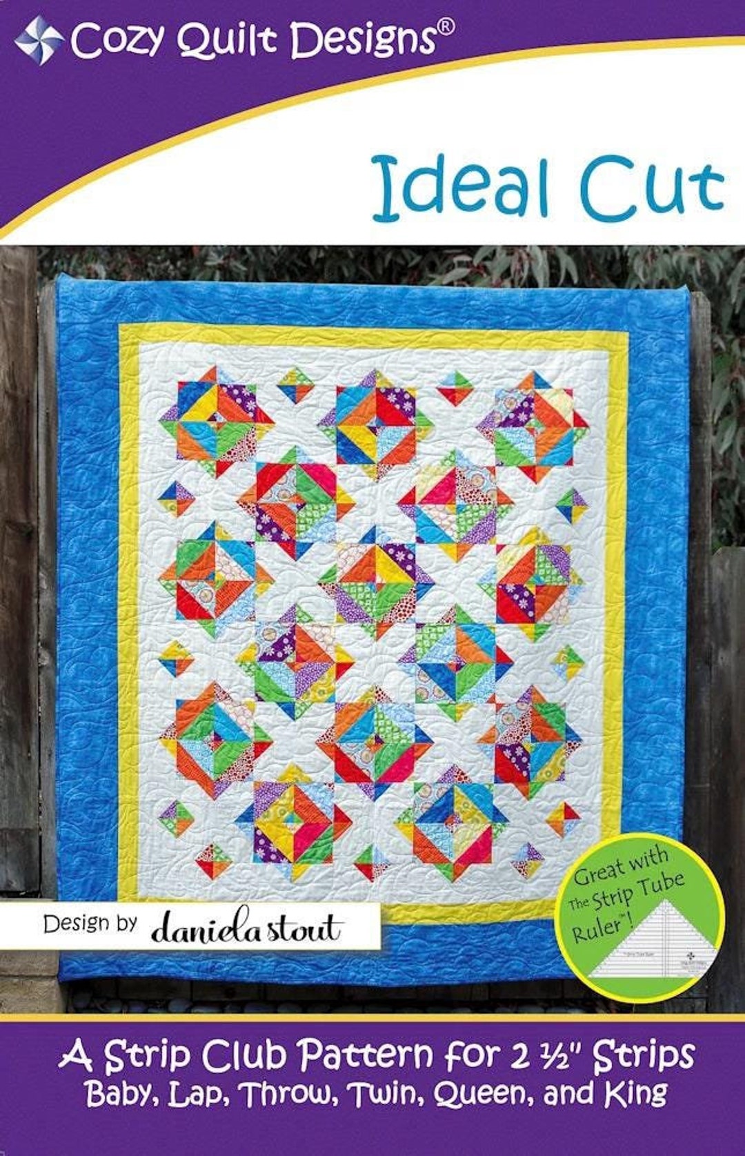 Ideal Cut Quilt Pattern by Daniela Stout for Cozy Quilt Designs, CQD01141 - Etsy