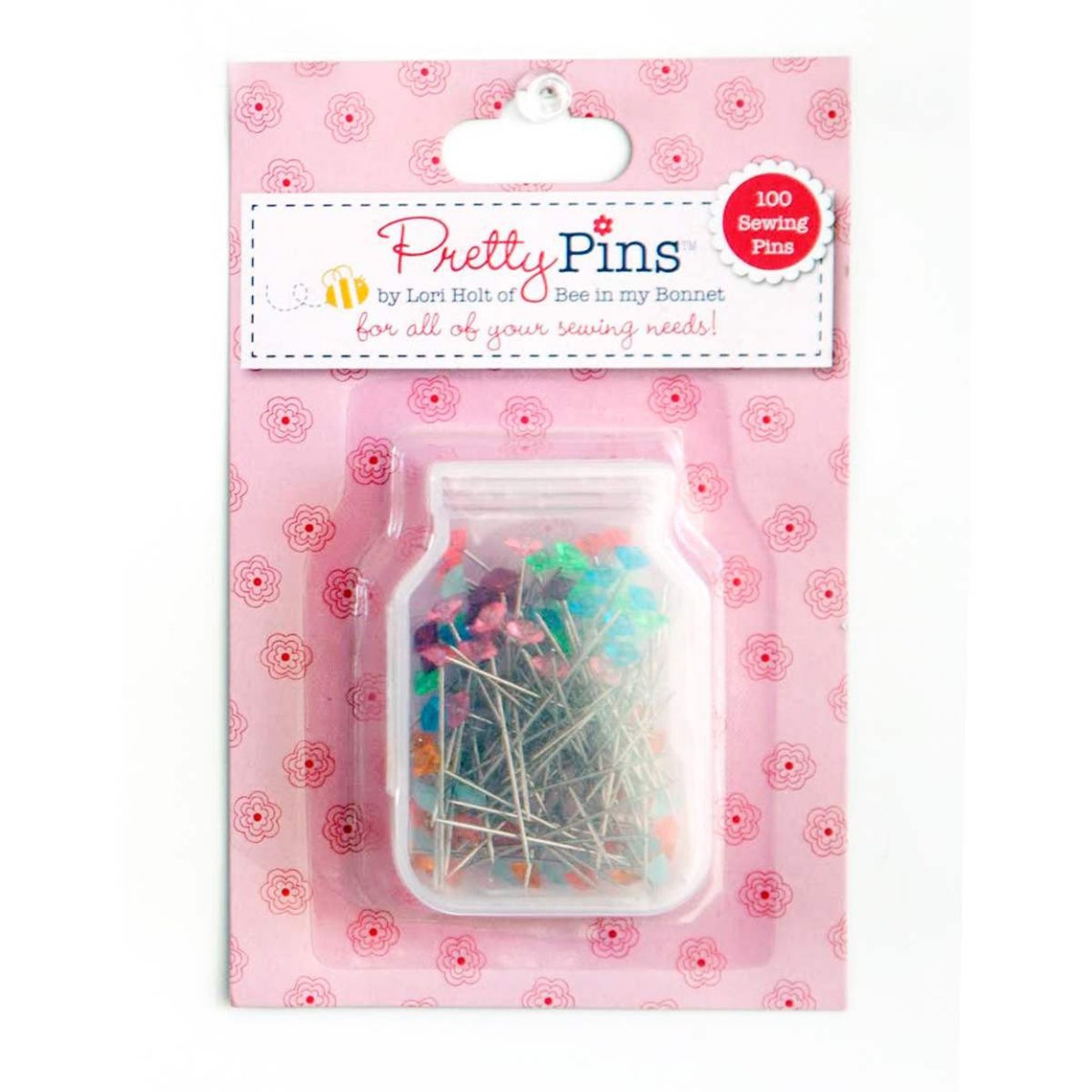 Riley Blake Sewing Pretty Pins by Lori Holt 100 Sewing Pins - Etsy